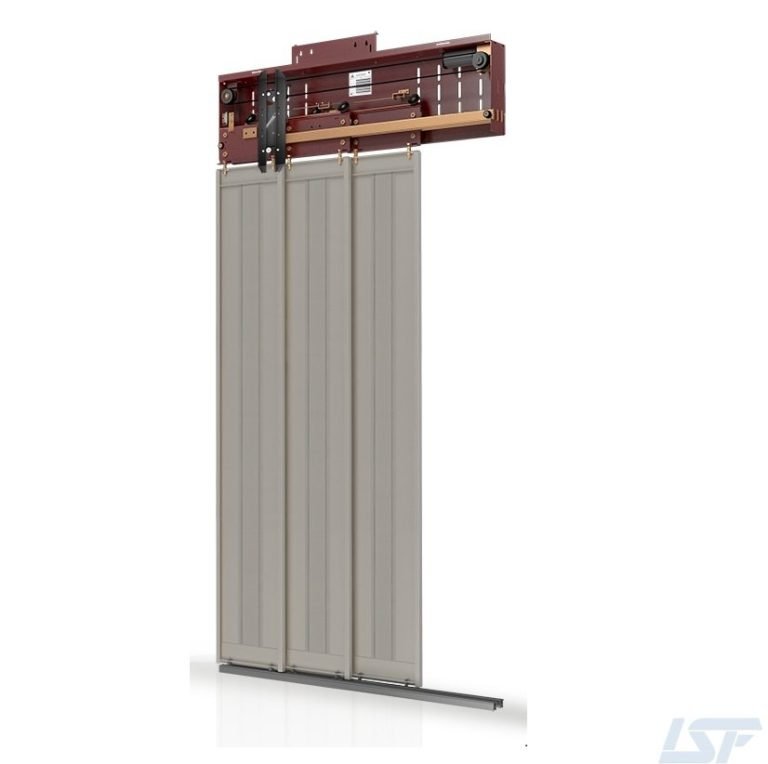 Automatic (telescopic) cabin and landing door – ISF Elevator